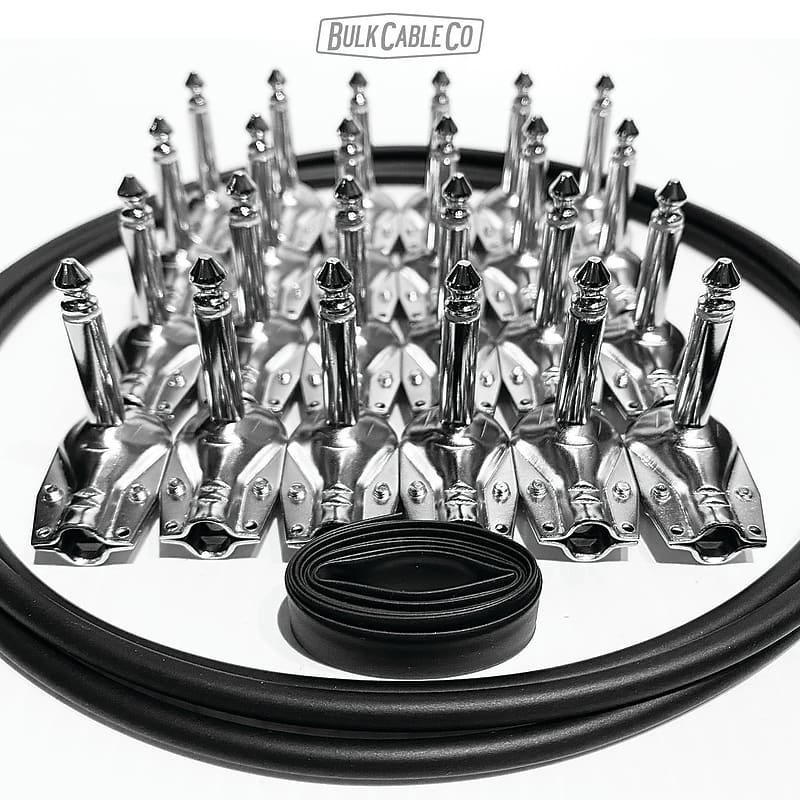 DIY Pedal Board Cable Kit - 12 FX Patch Set - 18 FT Mogami | Reverb