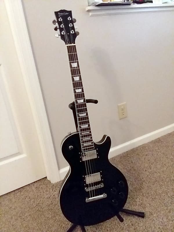 Deviser L-G9 2018 Black electric guitar. Set neck LP Copy. | Reverb