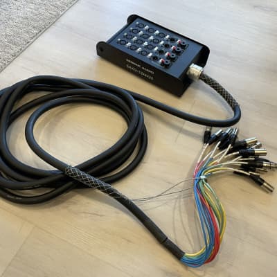 Seismic Audio SAXQ-12x4x25 12 Channel 25' XLR & TRS Snake & 4 | Reverb