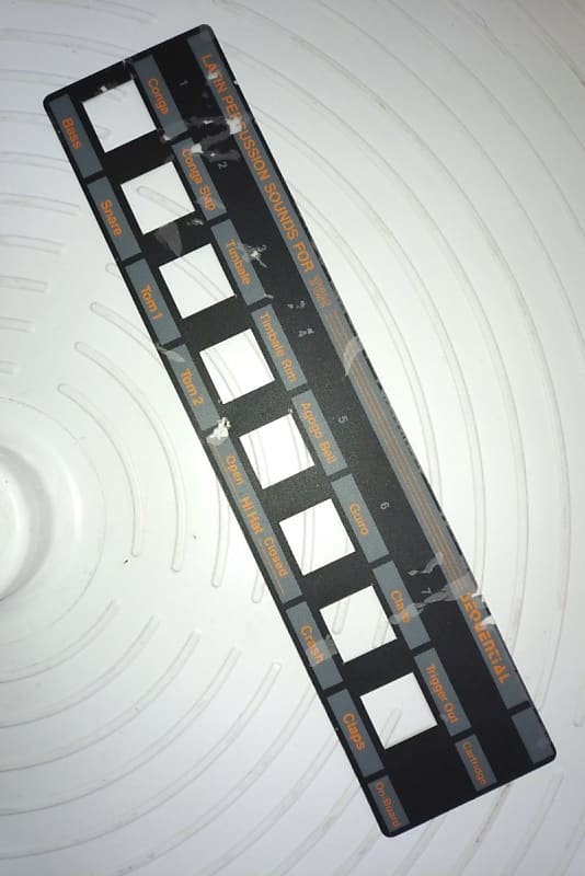 Sequential Circuits Tom drum machine -drum patch button | Reverb UK