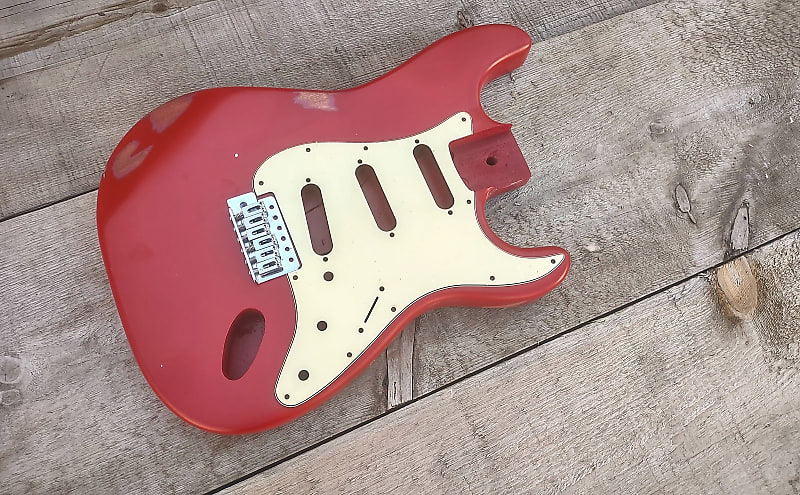 STR Red Relic Custom Vintage Relic Nitrocellouse Guitar | Reverb UK