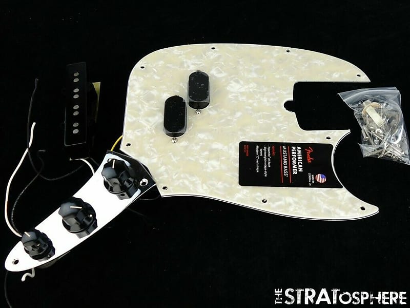 Fender American Performer Mustang Bass LOADED PICKGUARD | Reverb