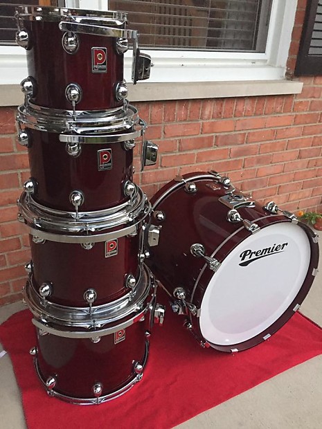 Premier Genista late 90's Damask Red | Reverb