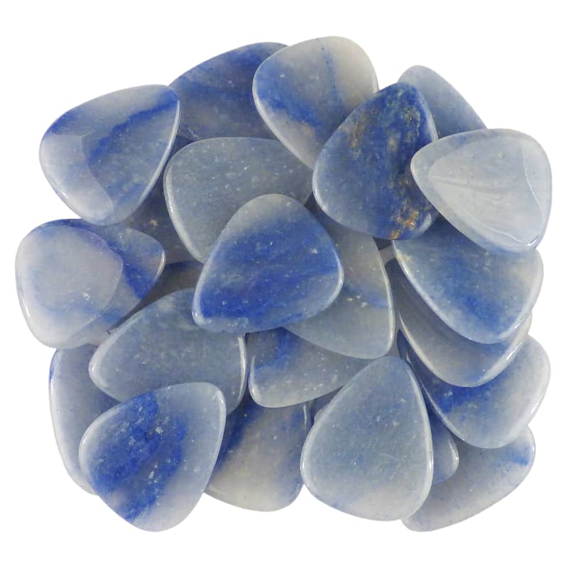 Blue Aventurine Stone Guitar Or Bass Pick - Specialty | Reverb