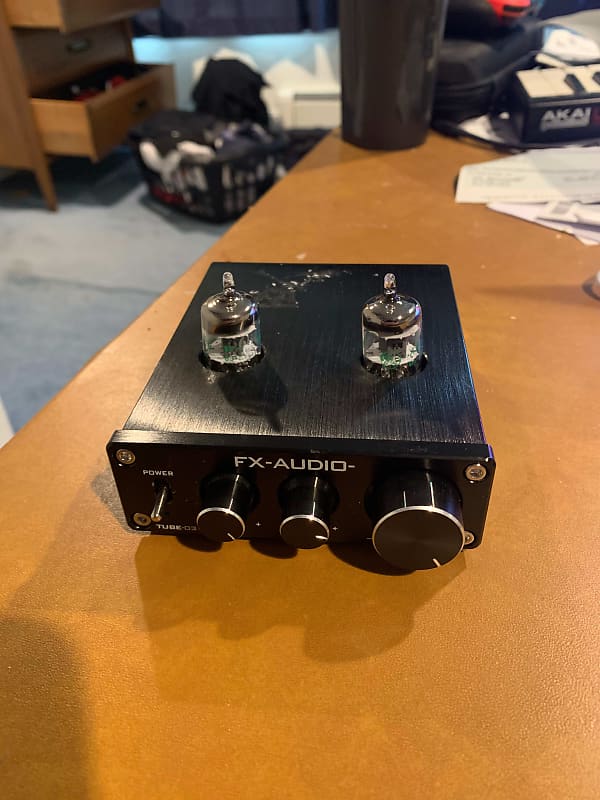 FX Audio Tube 03 RCA tube preamp 2010 Black | Reverb