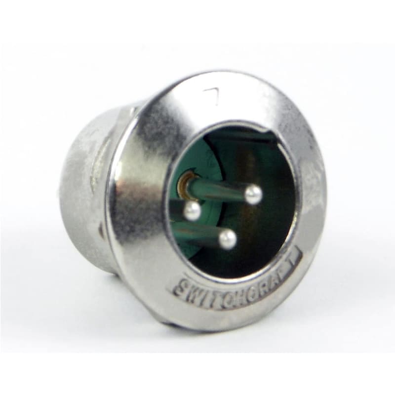 Switchcraft B3M B Series Circular Panel Mount XLR3M Connector | Reverb