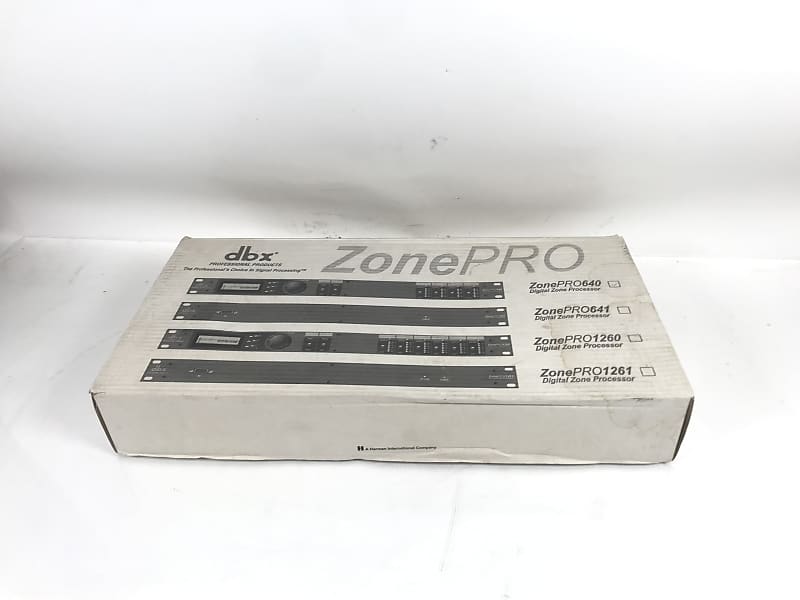 dbx ZonePRO 640 Digital Zone Processor | Reverb