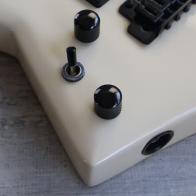 1984 Westone Raider I LH Left Handed Explorer (Black/White) | Reverb