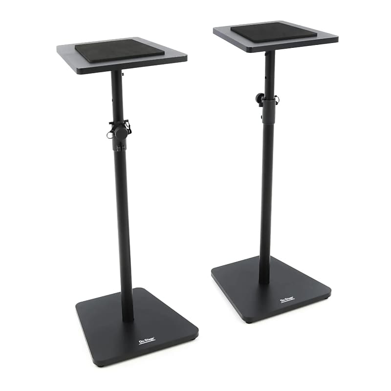 On-Stage Stands SMS7500B Wood Studio Monitor Stands Pair | Reverb