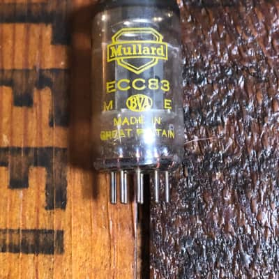 Vintage 1965 Mullard ECC83 Preamp Tube 12AX7 Valve Blackburn | Reverb