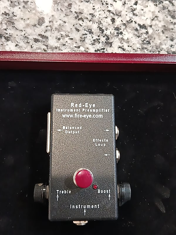 Fire-Eye Red Eye DI Preamplifier Pedal 2018-2022 - Black | Reverb