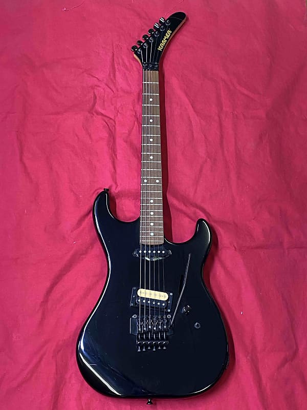 Kramer LK-1BF 1980's Black Japan Electric Guitar | Reverb