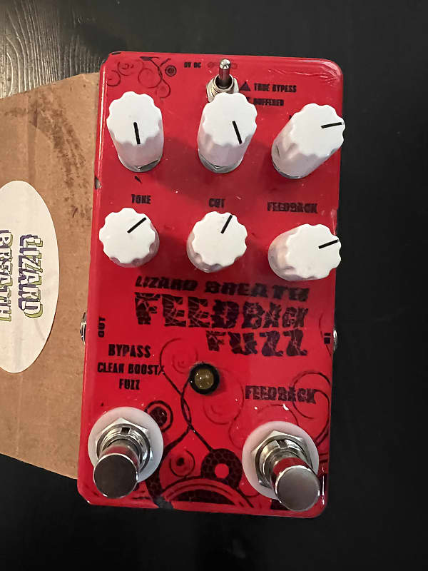 Lizard breath Feedback fuzz Red SUPER SALE!! | Reverb UK