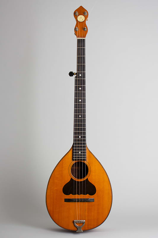 August Pollmann Royal Mandolin Banjo, c. 1890, brown | Reverb