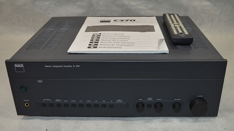 NAD C370 Integrated Amplifier | Reverb