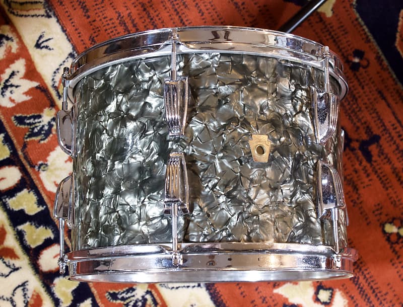 Ludwig Keystone 13x9 Rack Tom 1960s Black diamond pearl | Reverb