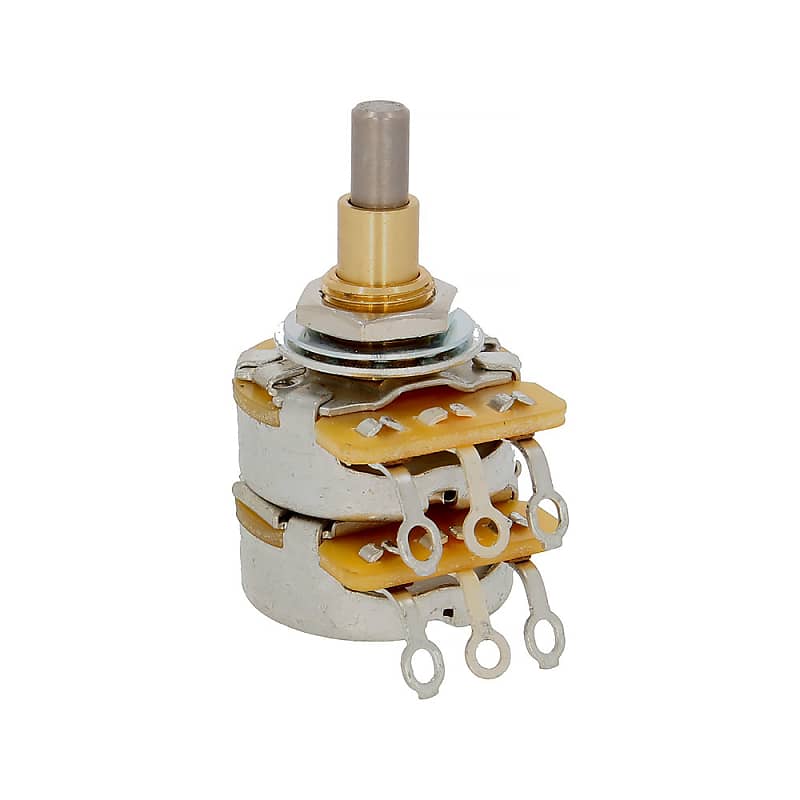 CTS 500K/500K Concentric Audio Taper Solid Short Shaft | Reverb