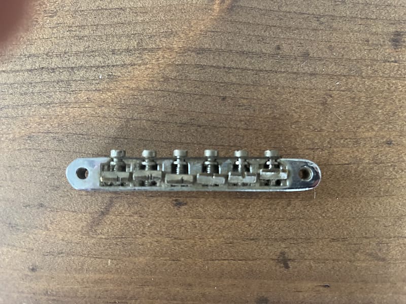 Vintage Gibson ABR-1 patent number Bridge with wire 1960s | Reverb