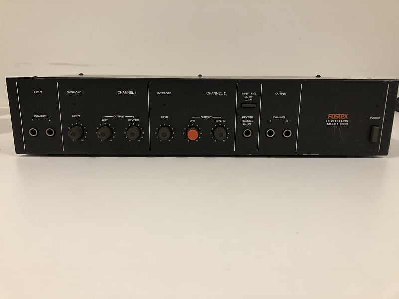 Fostex 3180 - Legendary Stereo Spring Reverb Unit - 1983 | Reverb