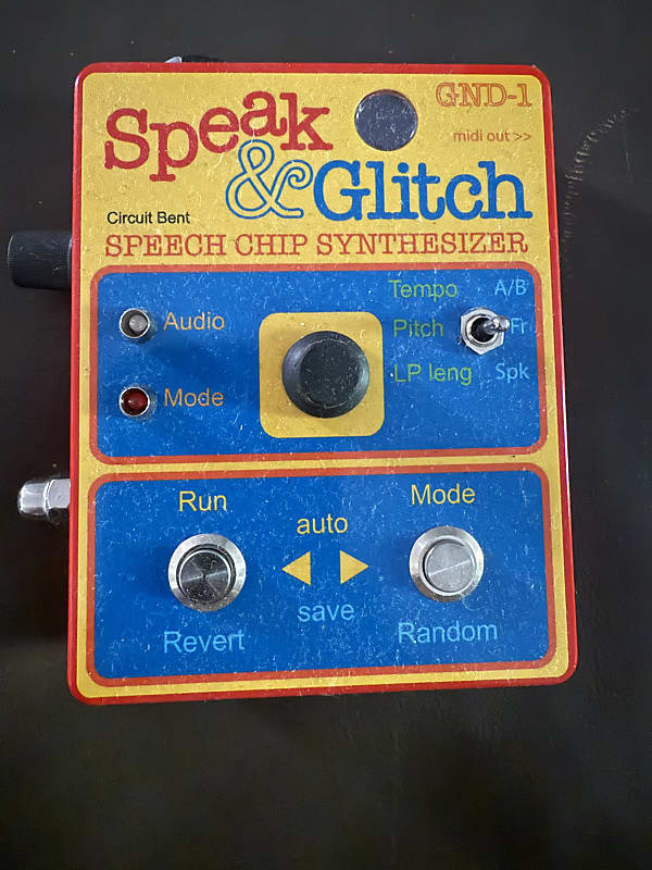 Speak & Glitch GND-1 Circuit Bent Speech Chip Synthesizer | Reverb