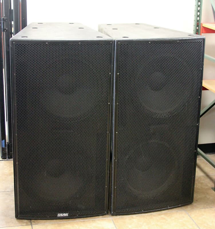 EAW PAIR LA128 Passive Dual 18" Stage Subwoofers Eastern | Reverb