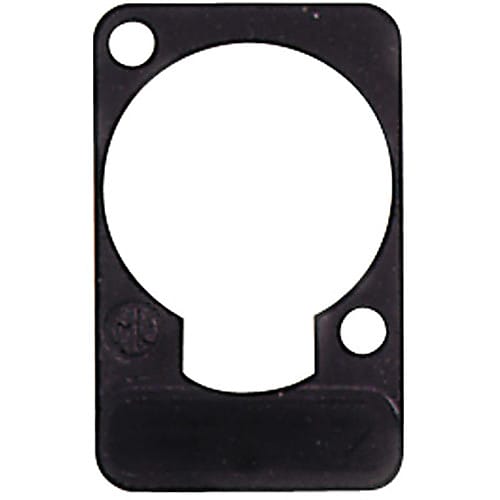 Neutrik D Series Panel Labeling Plate, Black, DSS-BLACK | Reverb