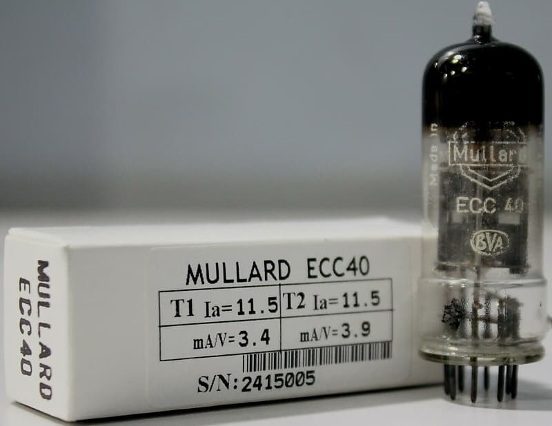 ECC40 Mullard NOS Made in Holland AVO-160 tested #2415005 | Reverb UK