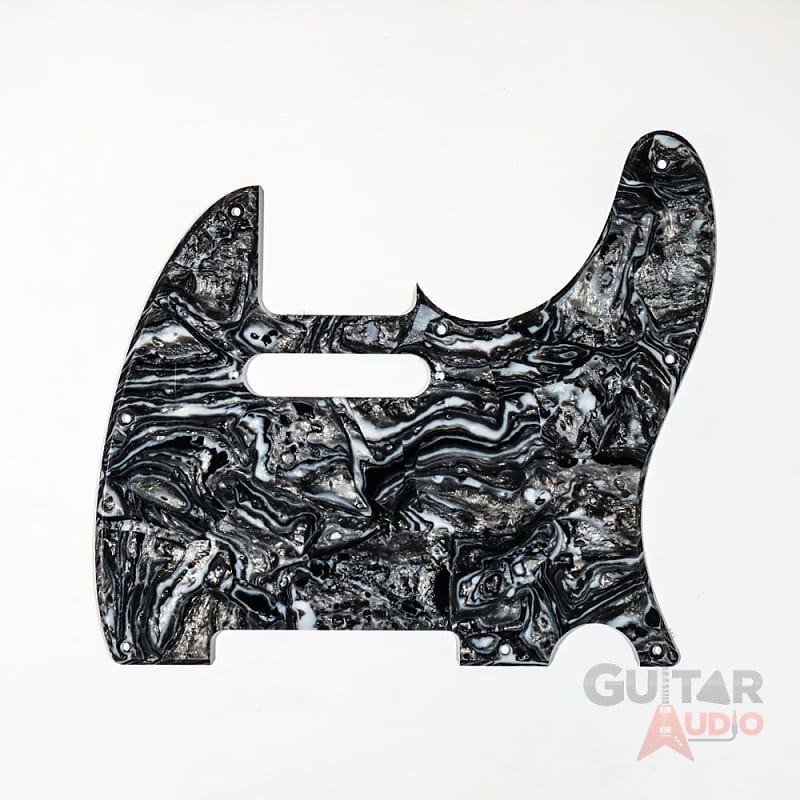 D'Andrea Pro Telecaster/Tele 8-Hole Guitar Pickguard - Black | Reverb