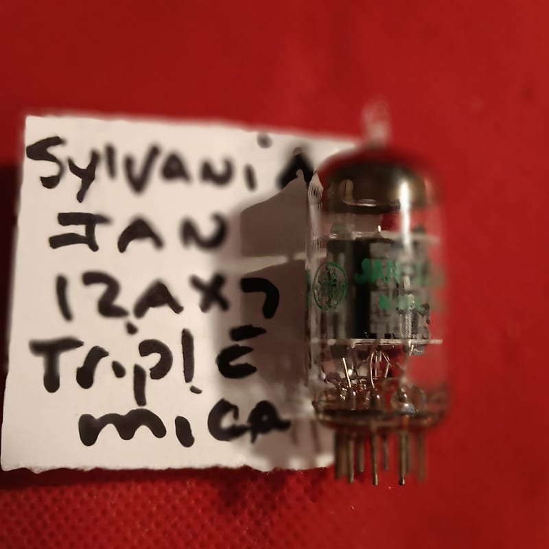 Sylvania Jan 12ax7 1971 | Reverb UK