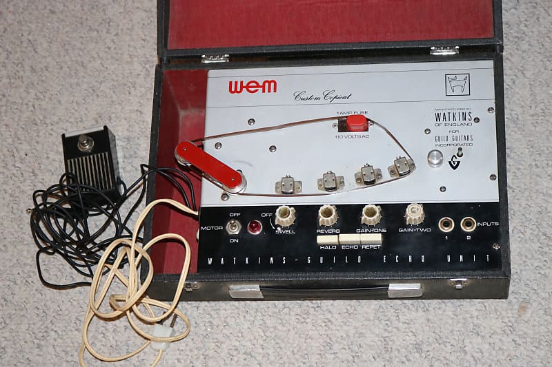 Vintage Wem Watkins Custom Copicat 1960s Guild Tube Tape Echo | Reverb