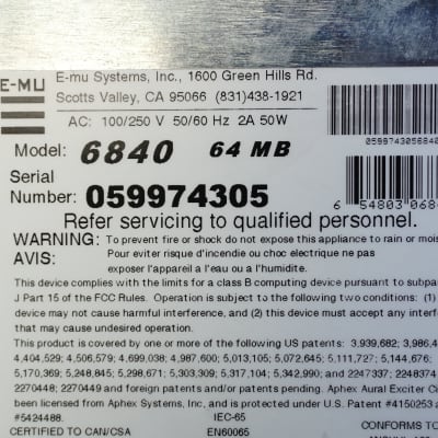 E-MU E4XT Ultra 90's 128-Voice Digital | Reverb