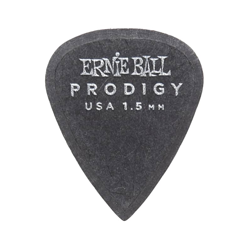 Ernie Ball Prodigy Black 1s Standard 1.5mm Picks 3 Pack (18) | Reverb