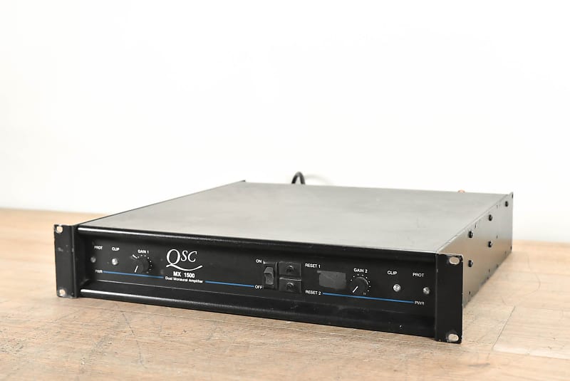 QSC MX 1500 2-Channel Power Amplifier CG00437 | Reverb
