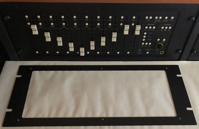 Softube Console 1 FADER 4U Rack Faceplate BLACK custom made | Reverb