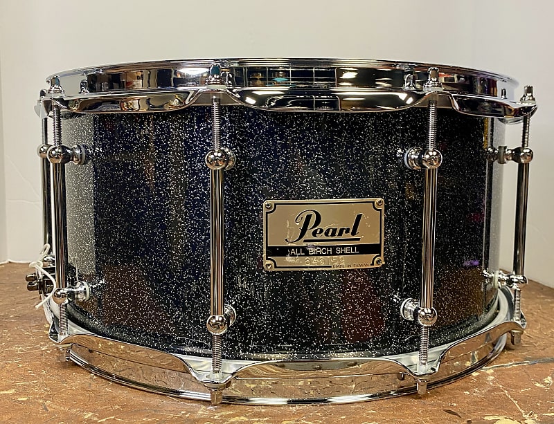 Pearl Custom 14x7 - Charcoal Metallic Lacquer | Reverb