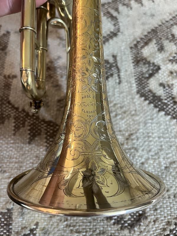Conn New Invention Bb and A Cornet (1911) SN 123333 (Large | Reverb