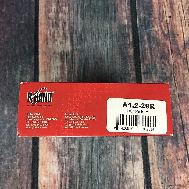 B-Band A1.2-29R 1/8" Acoustic Guitar Pickup | Reverb