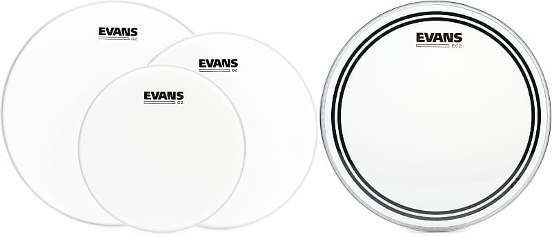 Evans G2 Coated 3-piece Tom Pack - 10/12/14 inch Bundle with | Reverb