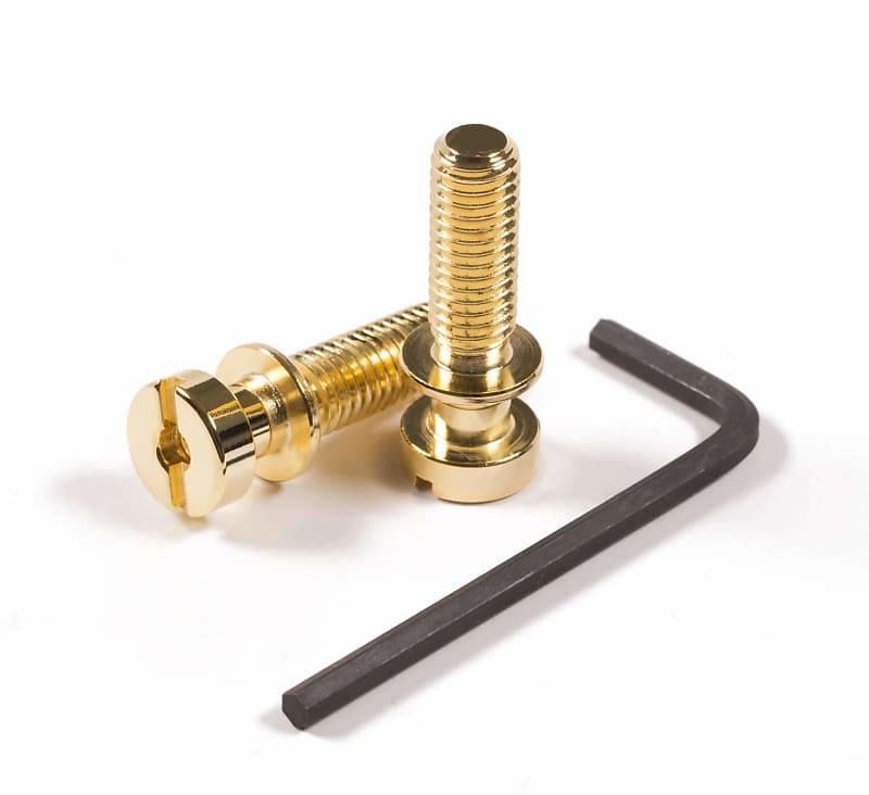 Tone Ninja Metric Locking Stop Tailpiece Studs (2) Steel | Reverb