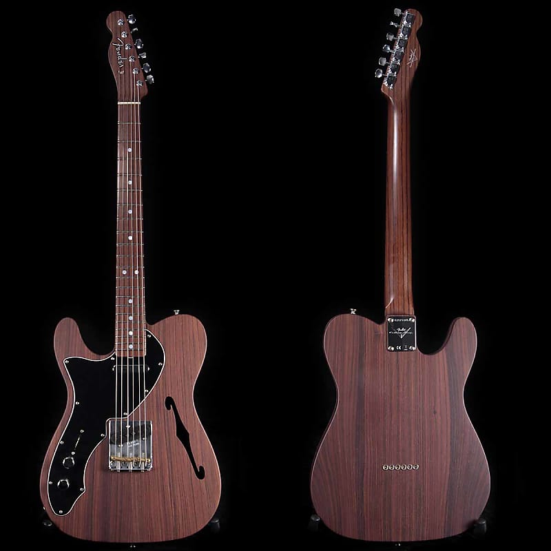 Fender Custom Shop RARE rosewood Thinline Tele lefty | Reverb
