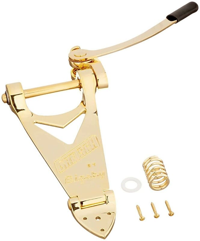 006-0143-100 Bigsby B6G Gold Vibrato Tremolo Tailpiece | Reverb