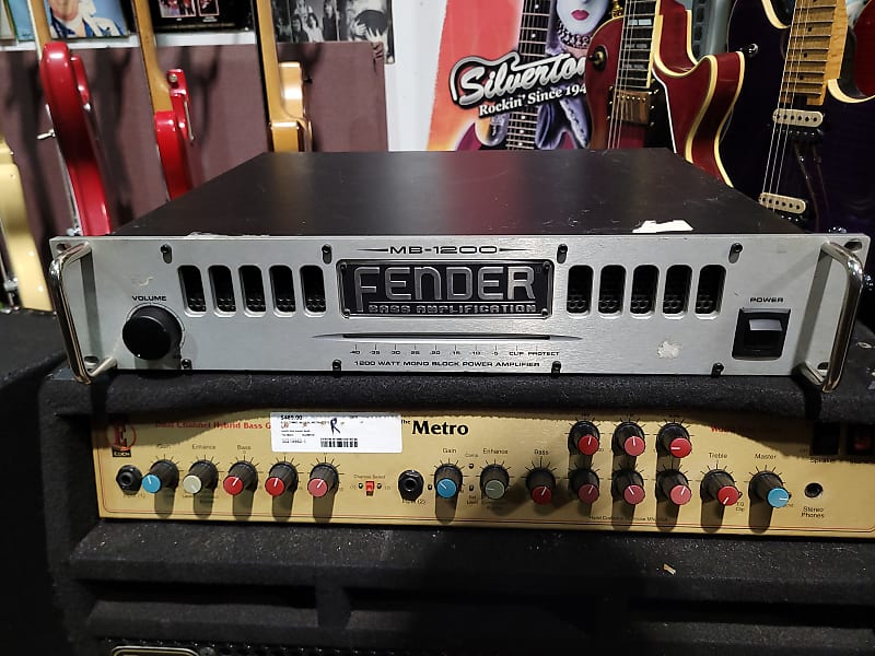 Fender MB-1200 Mono Block 1200W Power Amp - Local Pickup Only | Reverb