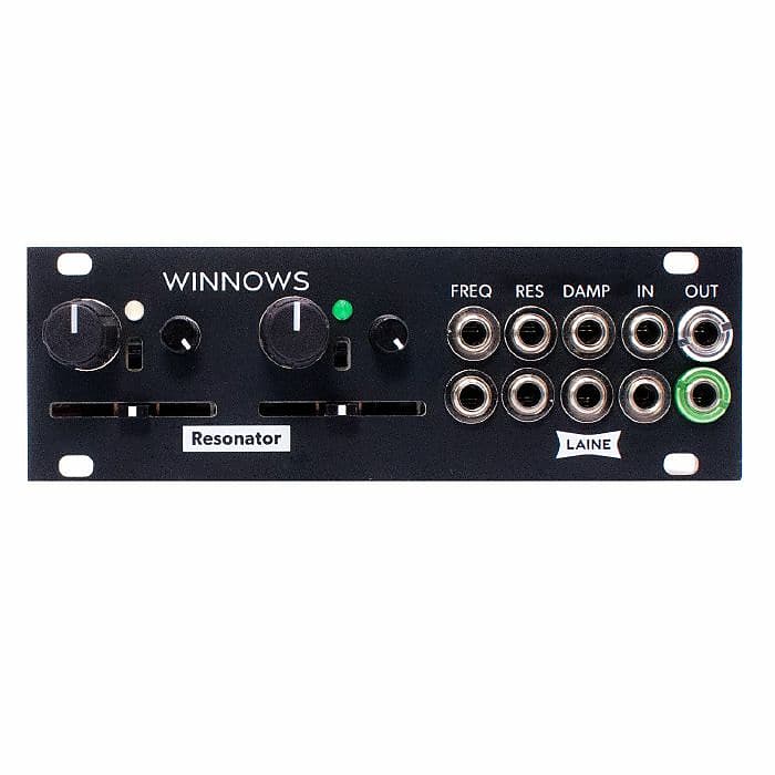 Laine Winnows 1U Dual VC Resonator Module (black) | Reverb UK