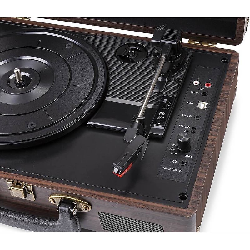 Fenton Rp115 B Record Player Briefc. Wood | Reverb