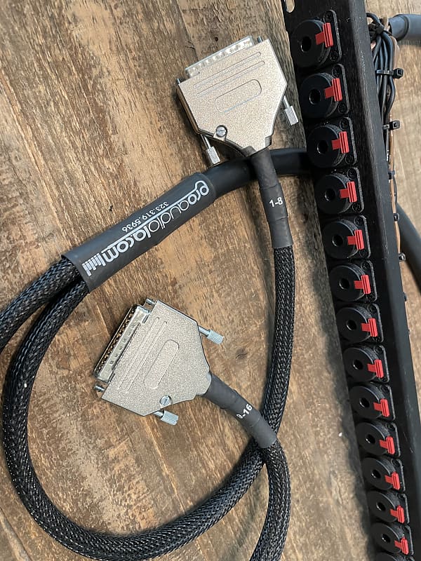 16 channel DB25 to TRS rack panel by ProAudio LA | Reverb