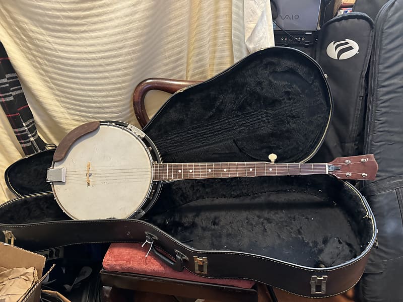 No Name 5 string banjo - Natural | Reverb