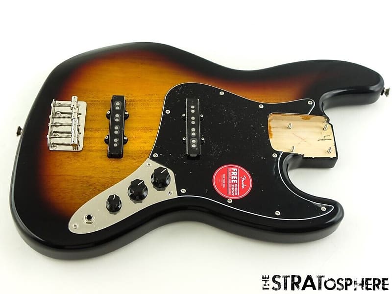 LOADED Fender Squier Classic Vibe 70s Jazz J Bass BODY 3TS | Reverb