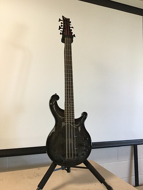Dean Rhapsody 12-string bass Black Transparent | Reverb