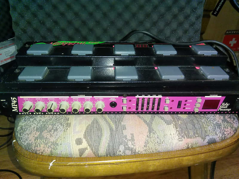 Rolls Real Sound Midi Tube Preamp MP45+Controller MP80 | Reverb