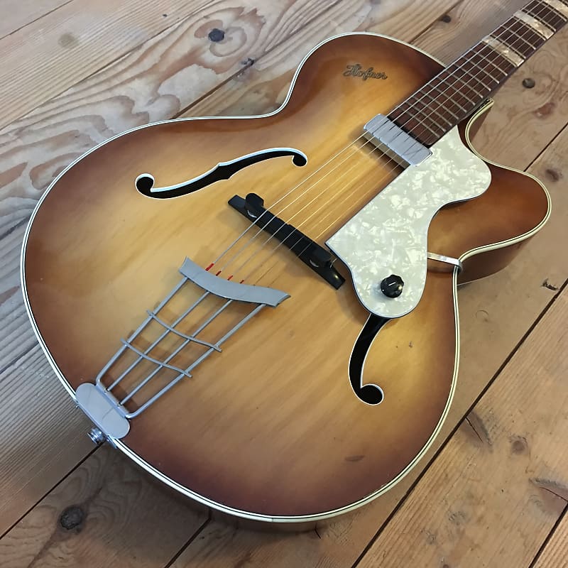 Hofner 455 1960s Amber Burst | Reverb